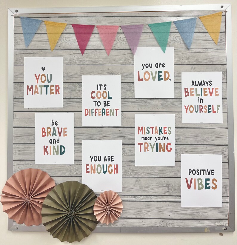 Inspirational Classroom Posters Positive Affirmation - Etsy UK