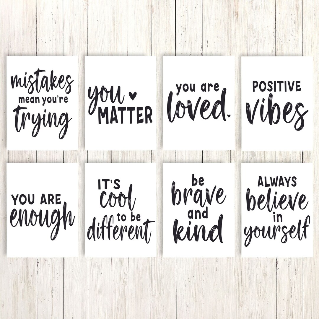 Inspirational Classroom Posters, Positive Affirmation, Classroom Decor ...