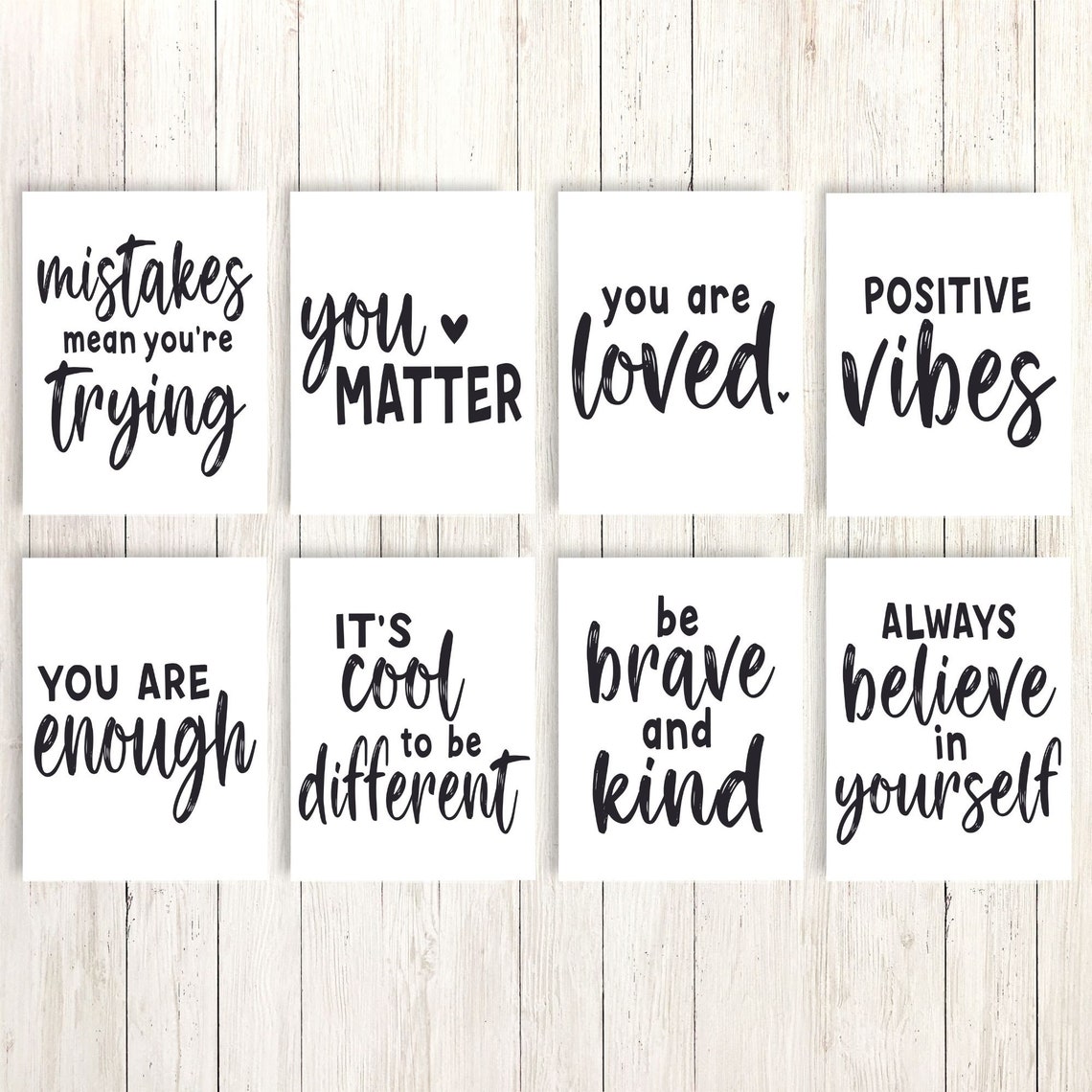 Inspirational Classroom Posters Positive Affirmation | Etsy