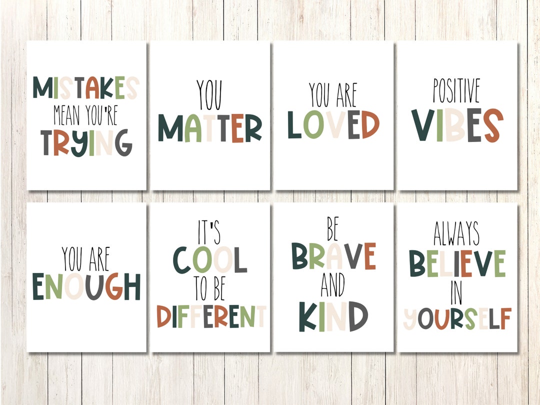 Classroom Posters, Positive Affirmation, Classroom Decor, Growth ...