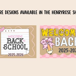 Painted Banner Template, Custom Banner, Back to School Banner, Banner ...