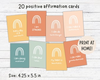Printable Classroom Affirmation Cards - Etsy