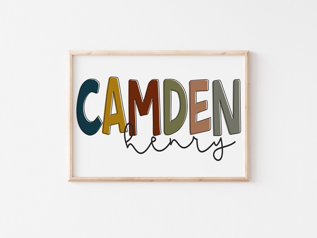 Name Printable, Custom Name, Personalize, Nursery Printable, Name Print ...