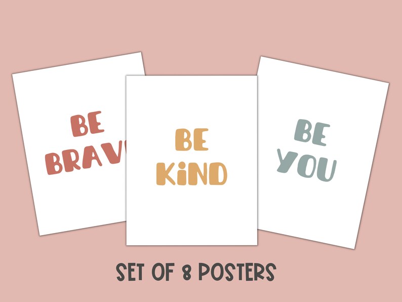 Inspirational Classroom Posters Positive Affirmation | Etsy