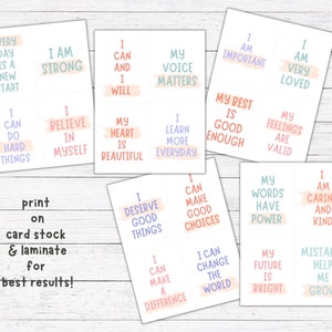 Positive Affirmation Cards, Printable Affirmation Cards, Classroom ...