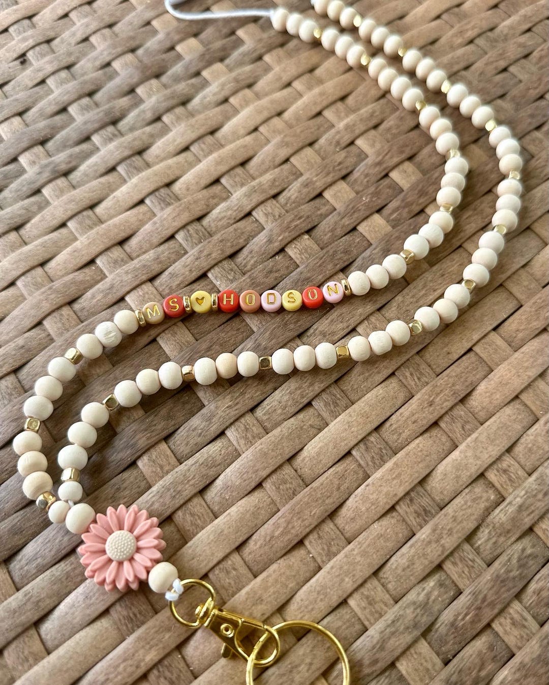 Teacher Lanyard, Teacher Appreciation Gift, Teacher Name Lanyard ...