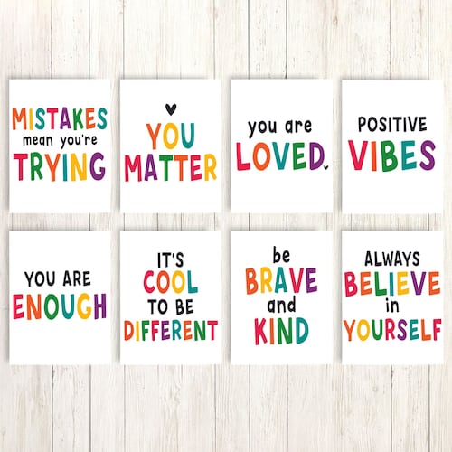 Inspirational Growth Mindset Posters Unisex - Etsy