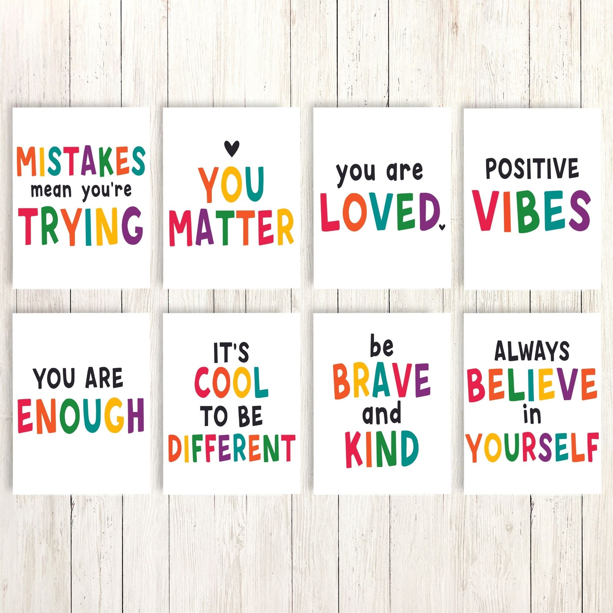Inspirational Classroom Posters Positive Affirmation | Etsy