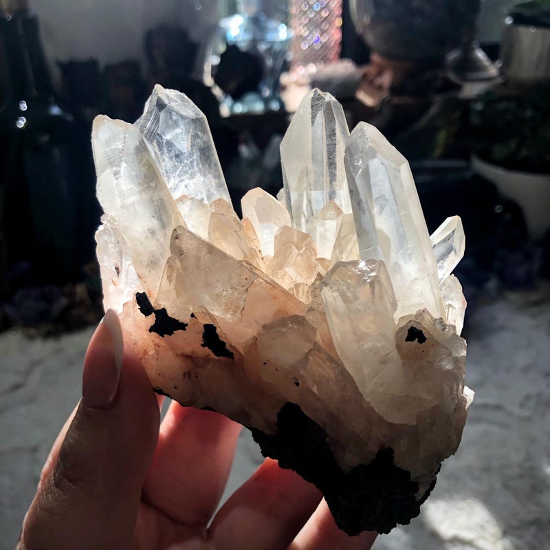 Clear Quartz Cluster - Etsy