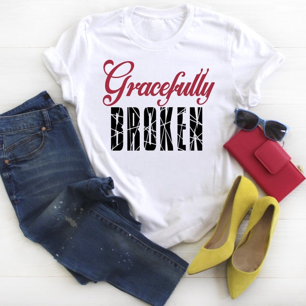 Gracefully Broken Svg - Etsy