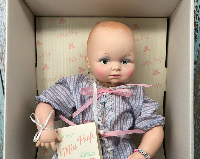 Vintage Jesco's Miss Peep Doll, MIB, 1970's Vintage Doll With Original ...