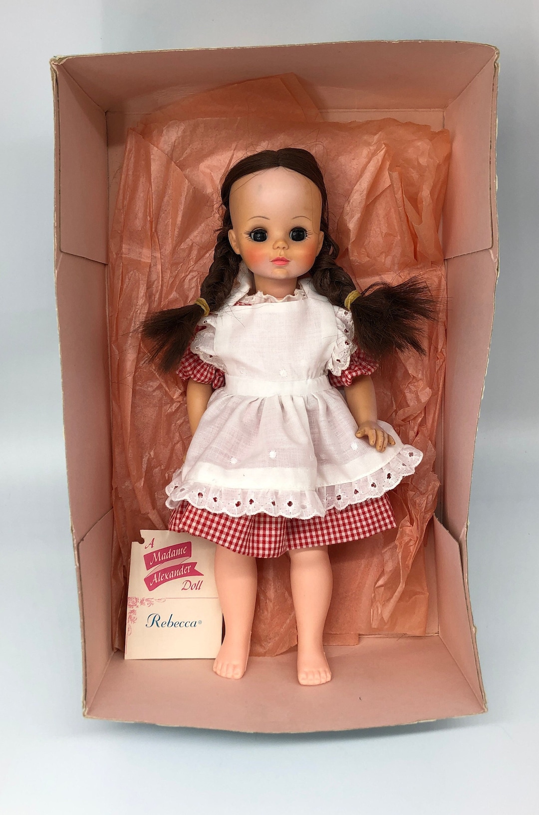 Vintage Madame Alexander Rebecca Doll, #1485, MIB, 1967, Sunny Brook ...