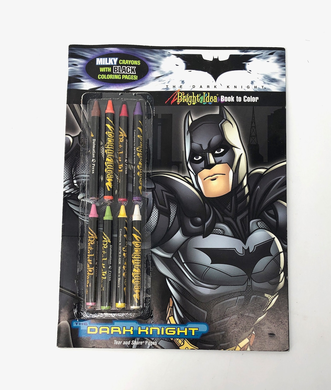 The Dark Knight Coloring Book: Batman, DC Comics, Milky Crayons - Etsy