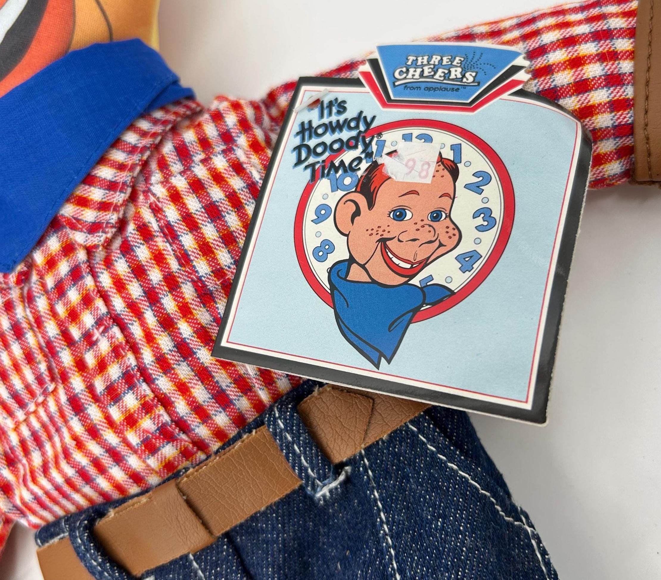 Vintage Howdy Doody Puppet, 21" Puppet, 17" Soft Doll, 1988 Howdy Doody ...