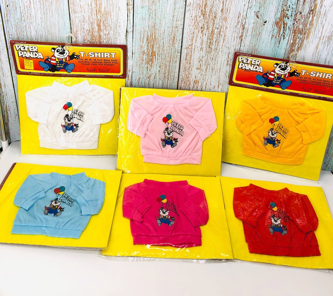 Vintage Peter Panda T-shirts, Child World Doll T's, Child Palace Doll T ...