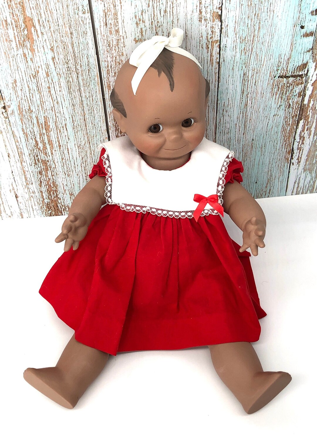 Vintage Kewpie Girl, Brown Tone Kewpie Girl, Cameo Mold by Jesco, 16 ...