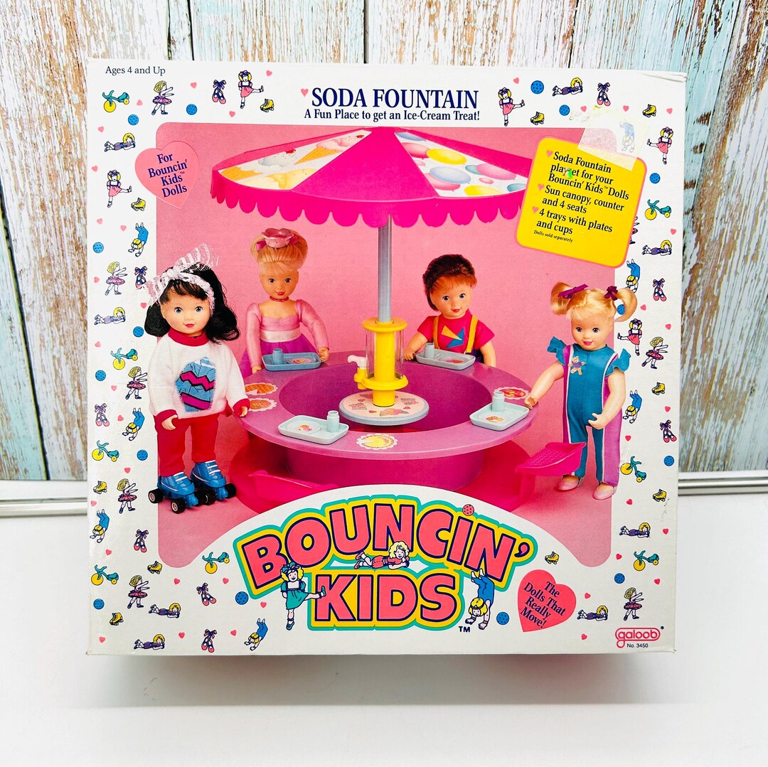Vintage Galoob Bouncin' Kids Soda Fountain Set (MIB) - Etsy