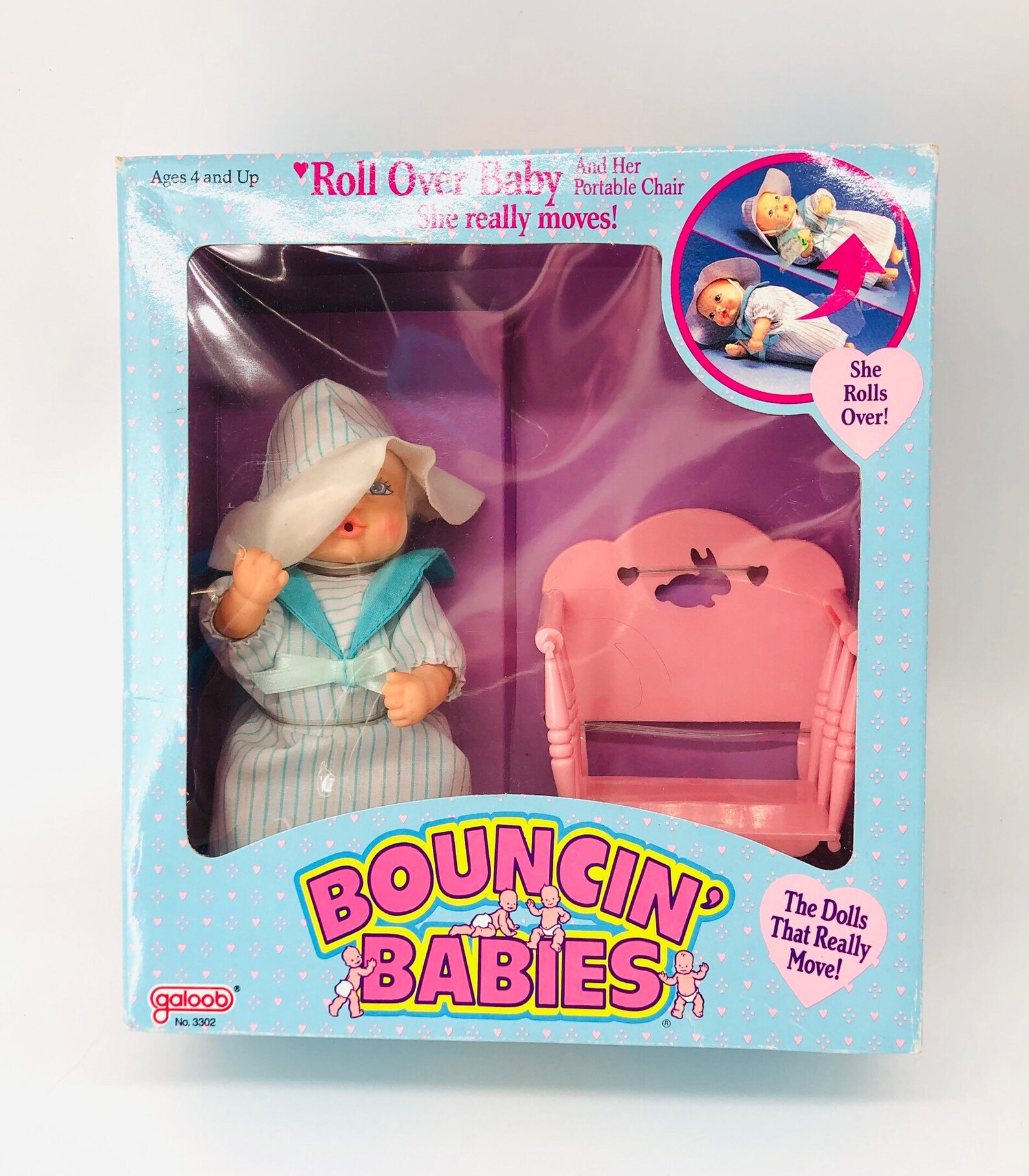 Vintage Bouncin' Babies roll Over Baby by | Etsy