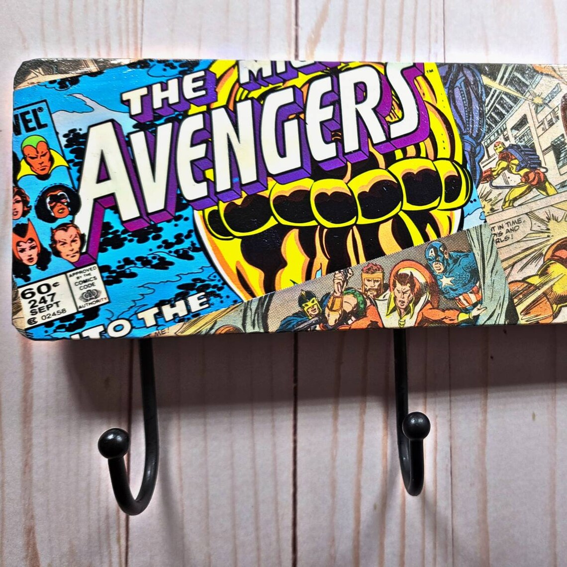 Custom Superhero Wall Coat and Hat Rack Marvel & DC Comic - Etsy