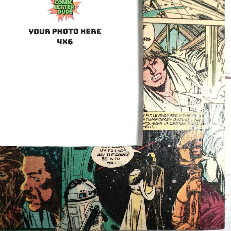Star Wars Picture Frame Custom Star Wars Comic Book Wood - Etsy