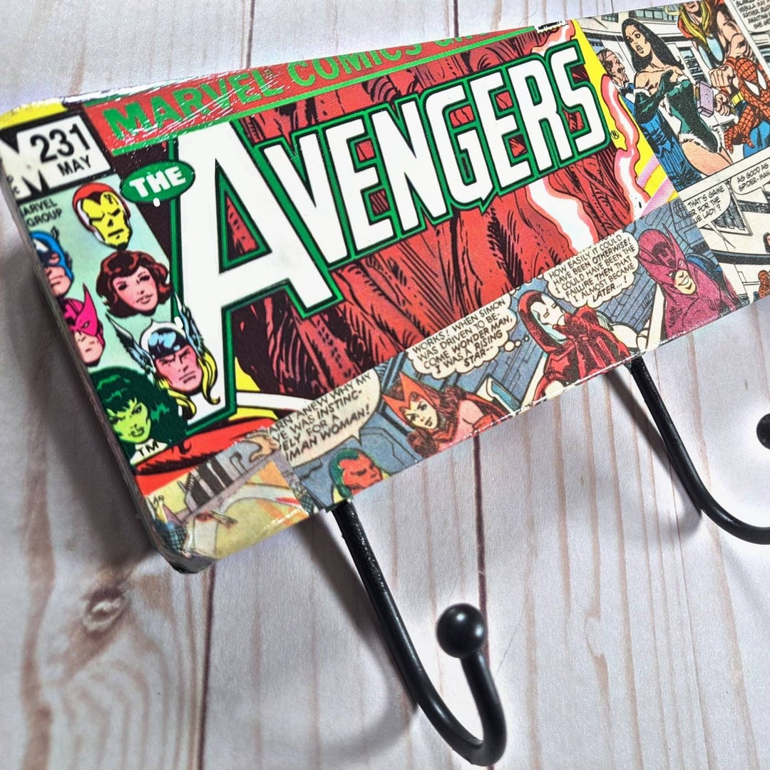 Marvel Avengers Wall Coat and Hat Rack - Marvel Avengers Room Decor ...