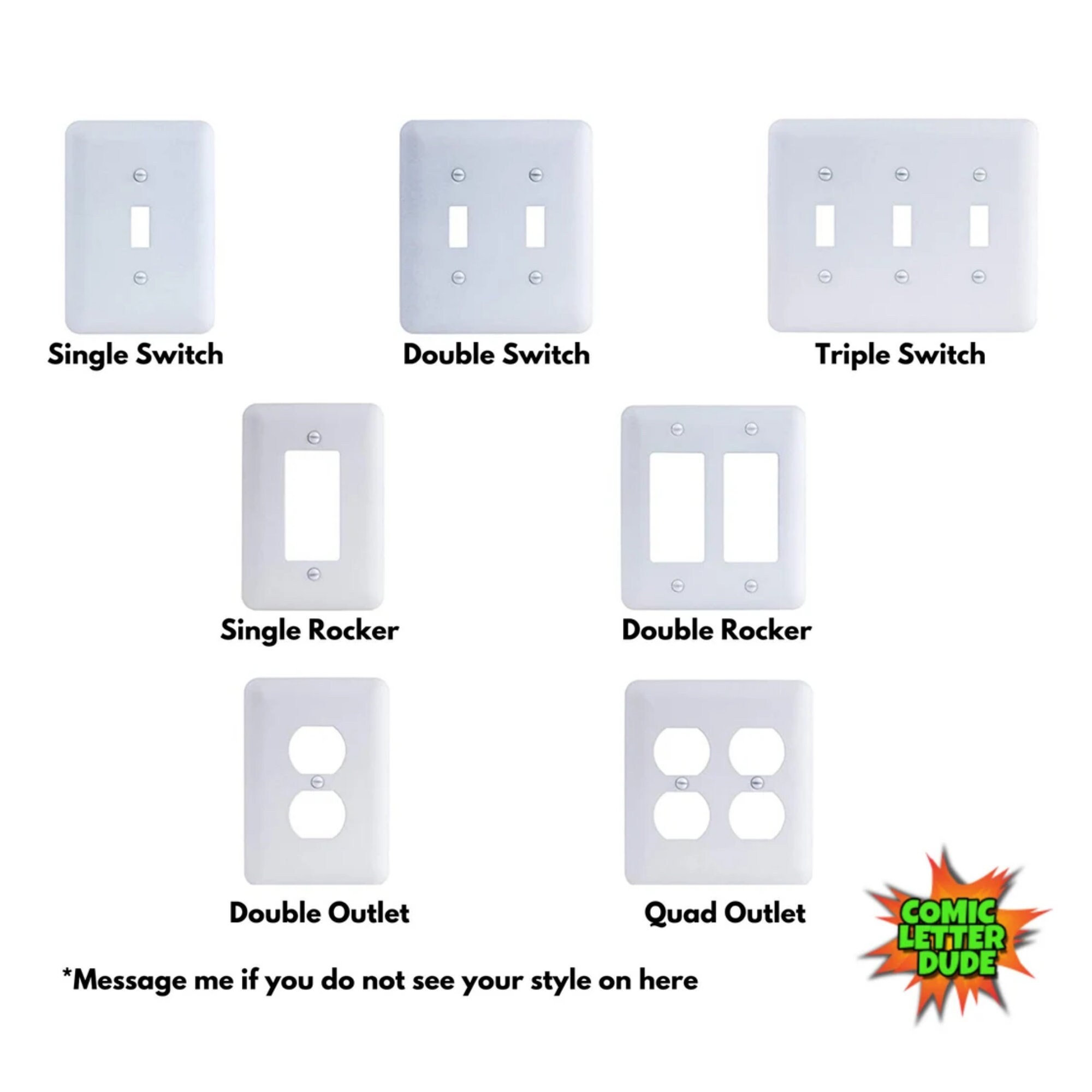 Iron Man Light Switch Plate Cover - Custom Comic Book Wall Plate ...