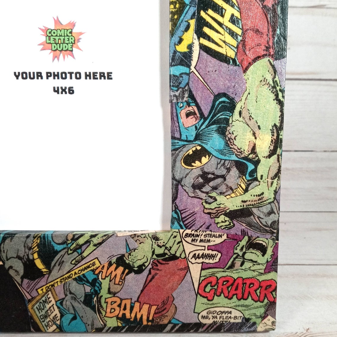 Custom Superhero Picture Frame Choose Your Character Wood - Etsy