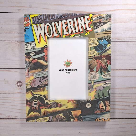 Wolverine Picture Frame Marvel X-men Wolverine Gift Comic - Etsy
