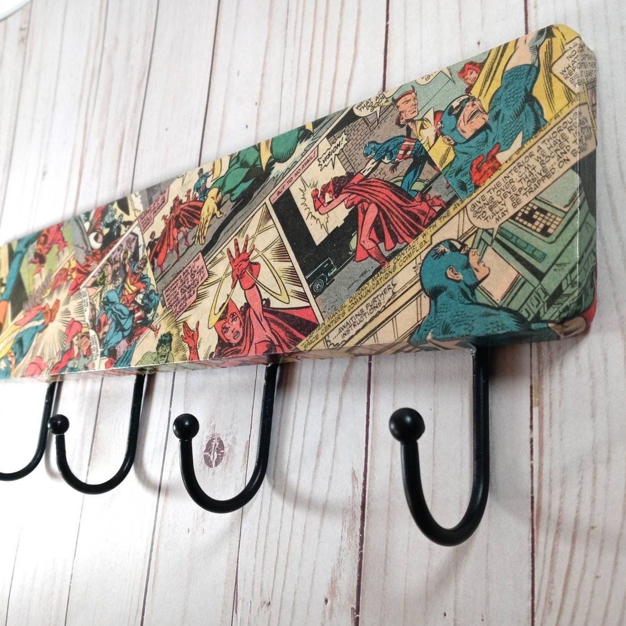 Marvel Avengers Wall Coat and Hat Rack - Marvel Avengers Room Decor ...