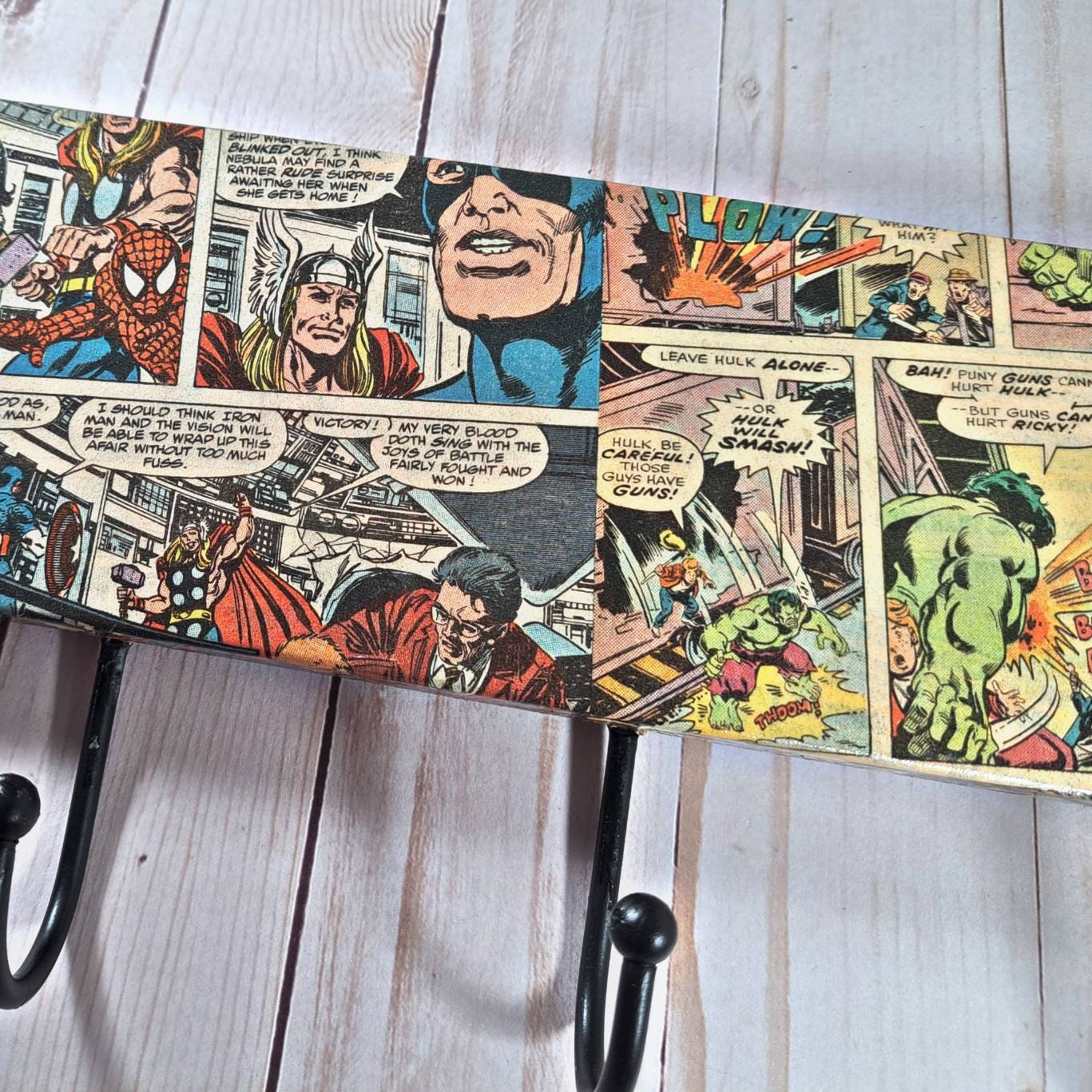 Marvel Avengers Wall Coat and Hat Rack - Marvel Avengers Room Decor ...