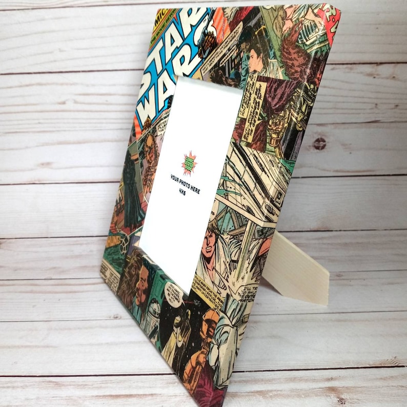 Star Wars Picture Frame - Custom Star Wars Comic Book Wood Picture ...