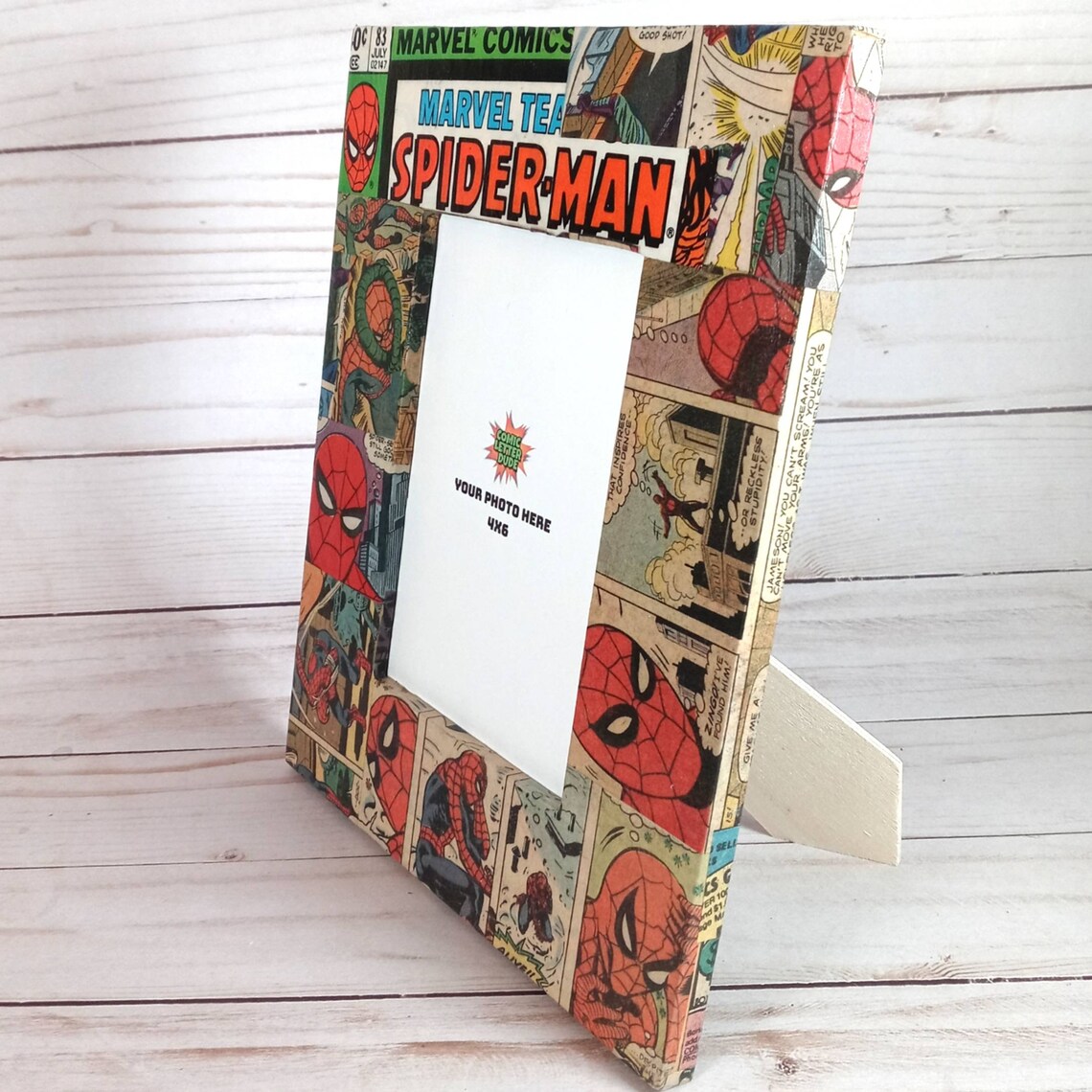 Custom Superhero Picture Frame Choose Your Character Wood - Etsy