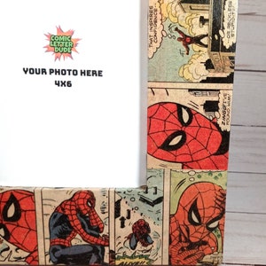 Spider-man Picture Frame - Custom Comic Book Wood Picture Frame ...