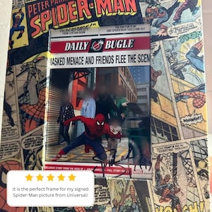 Spider-man Picture Frame - Custom Comic Book Wood Picture Frame ...