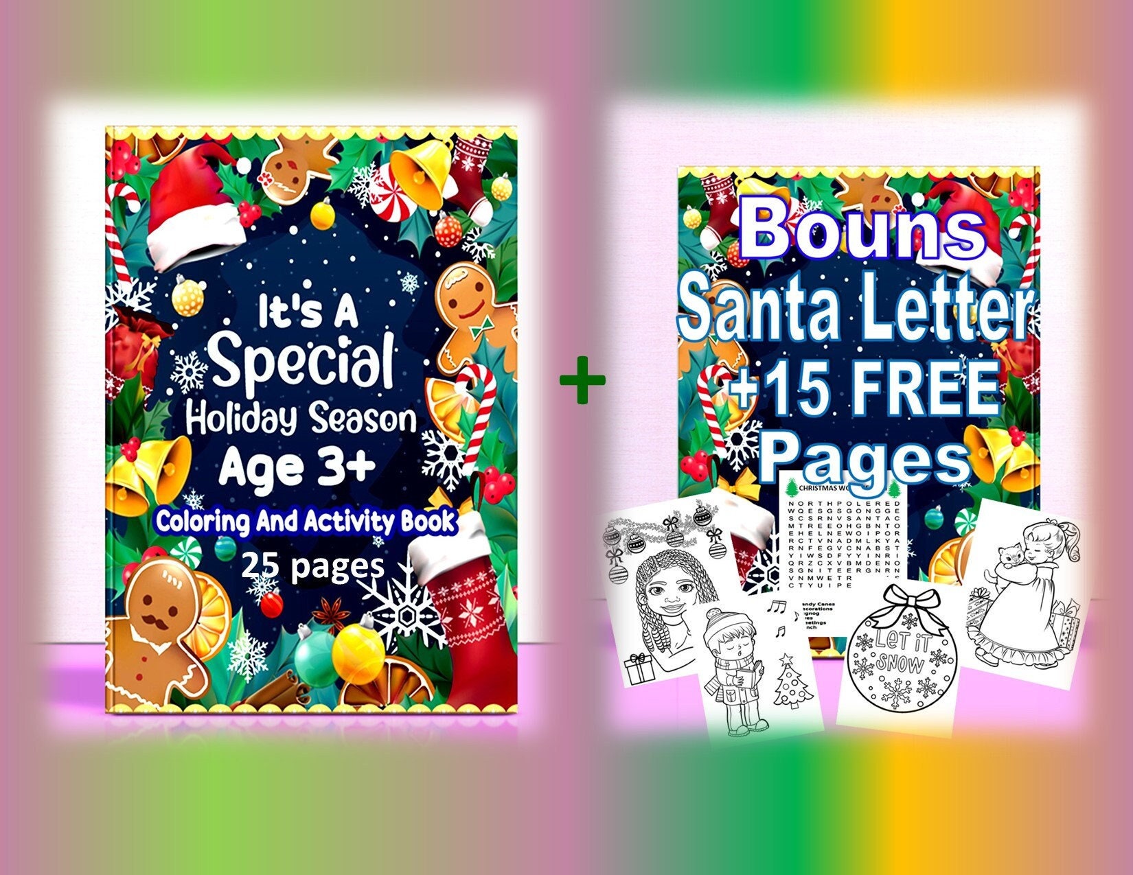 Christmas Coloring Pages, Kids, Teachers, Parents, Puzzles, Word Search ...