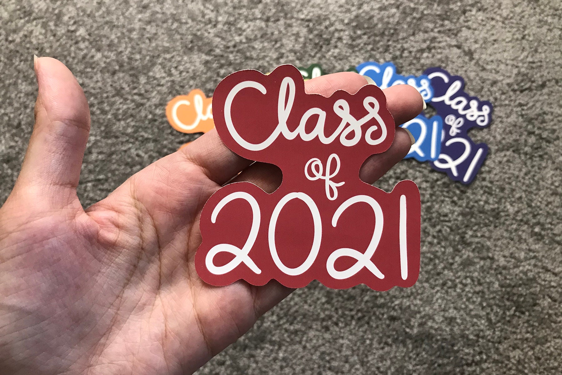 Custom School Colors Graduation Favors Personalized Color Commencement ...