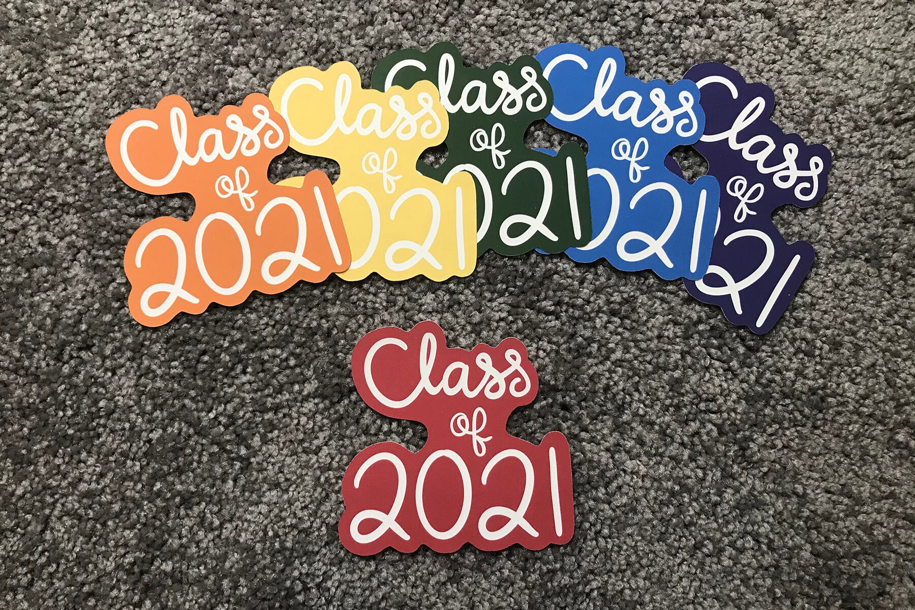 Custom School Colors Graduation Favors Personalized Color Commencement ...