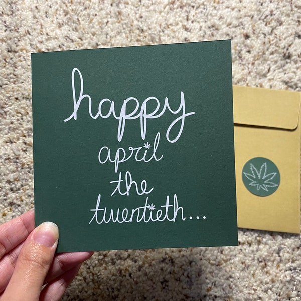 420 Greeting Cards - Etsy