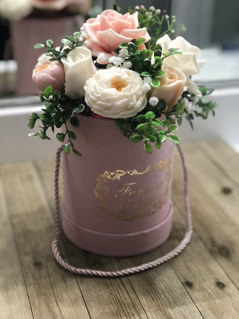 Soap Flower Bouquet, Soap Roses Bouquet, Soap Gift for Her - Etsy