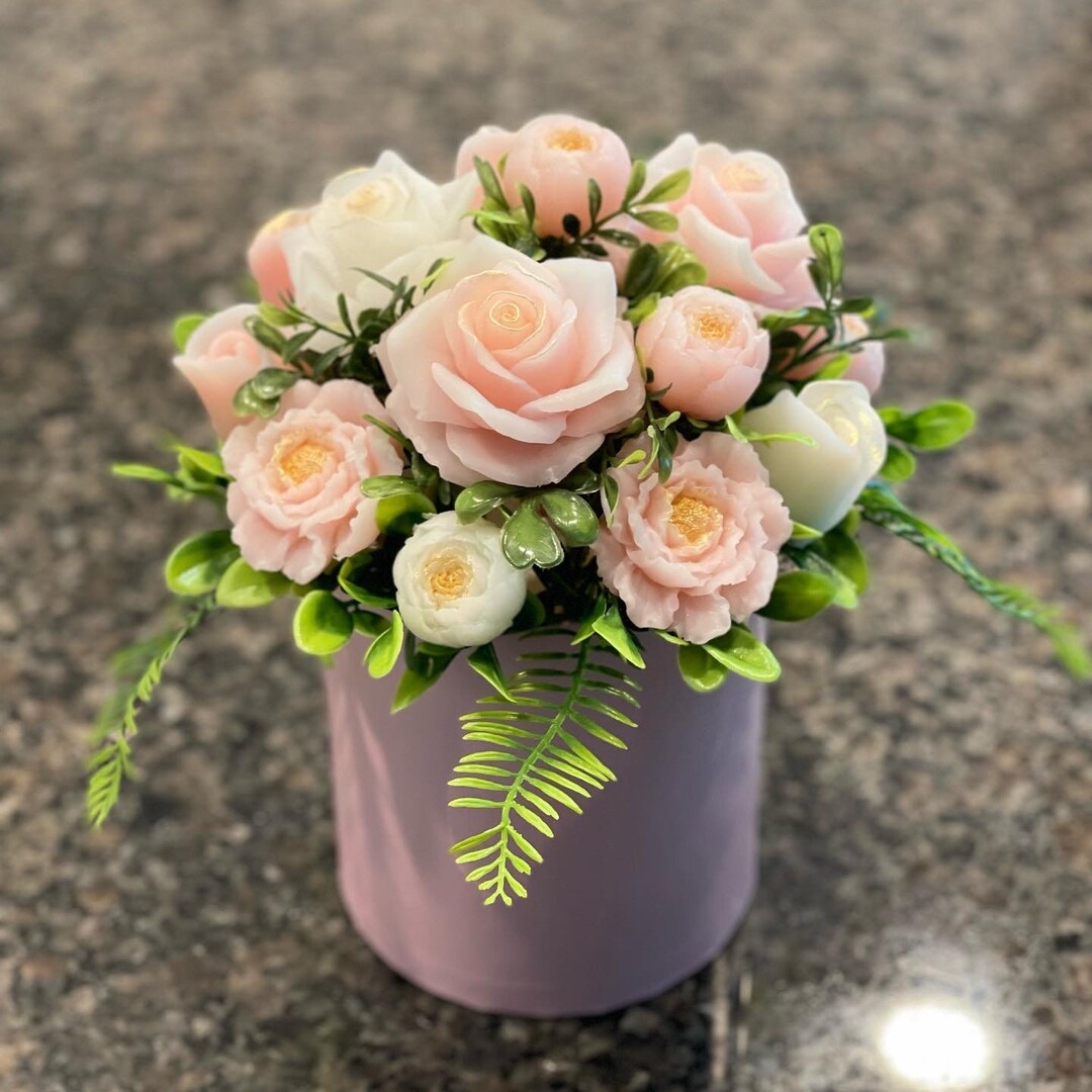 Soap Flower Bouquet, Soap Roses Bouquet, Soap Gift for Her - Etsy