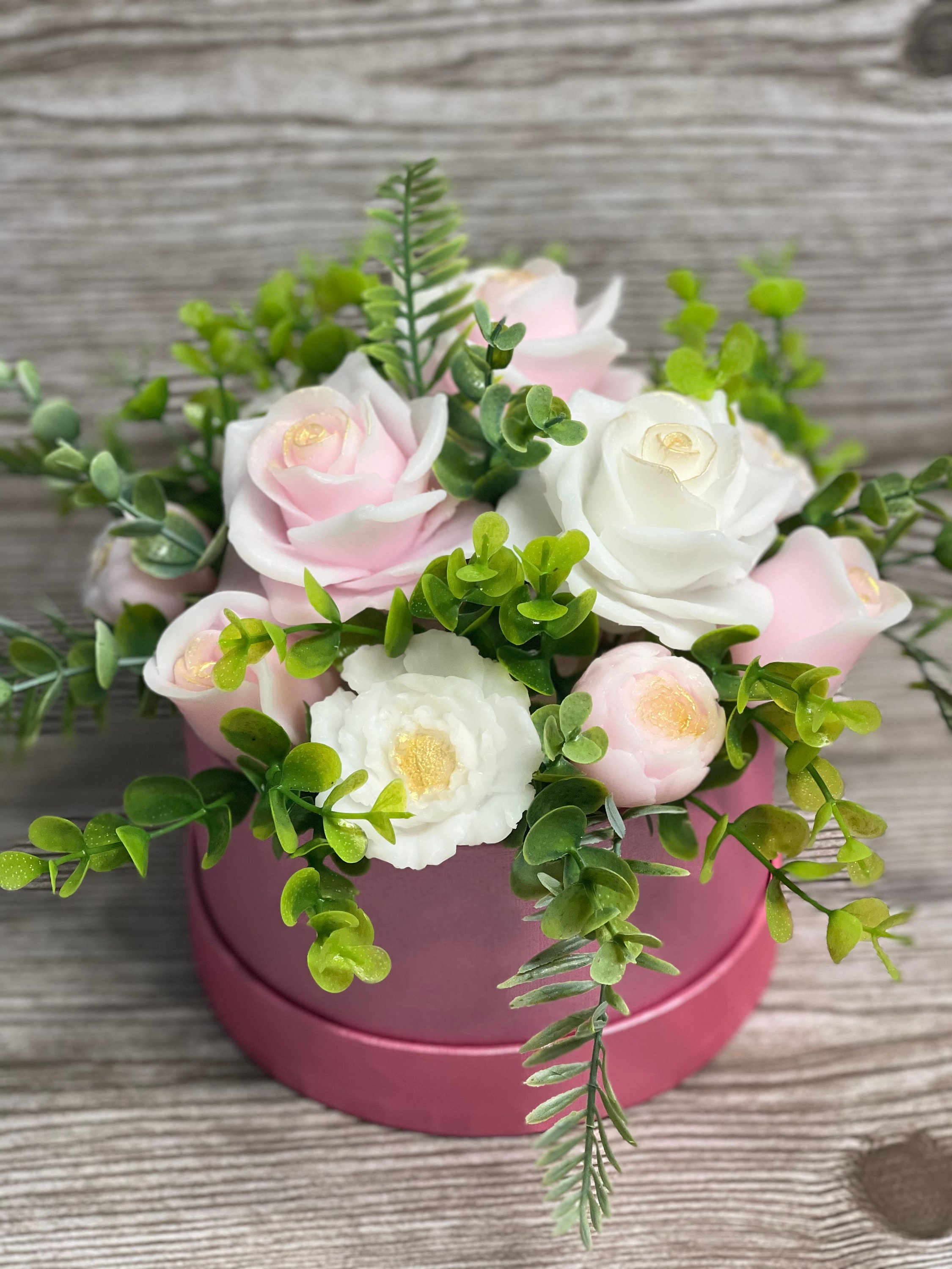 Soap Flower Bouquet Soap Roses Bouquet Mothers Day T Box Etsy