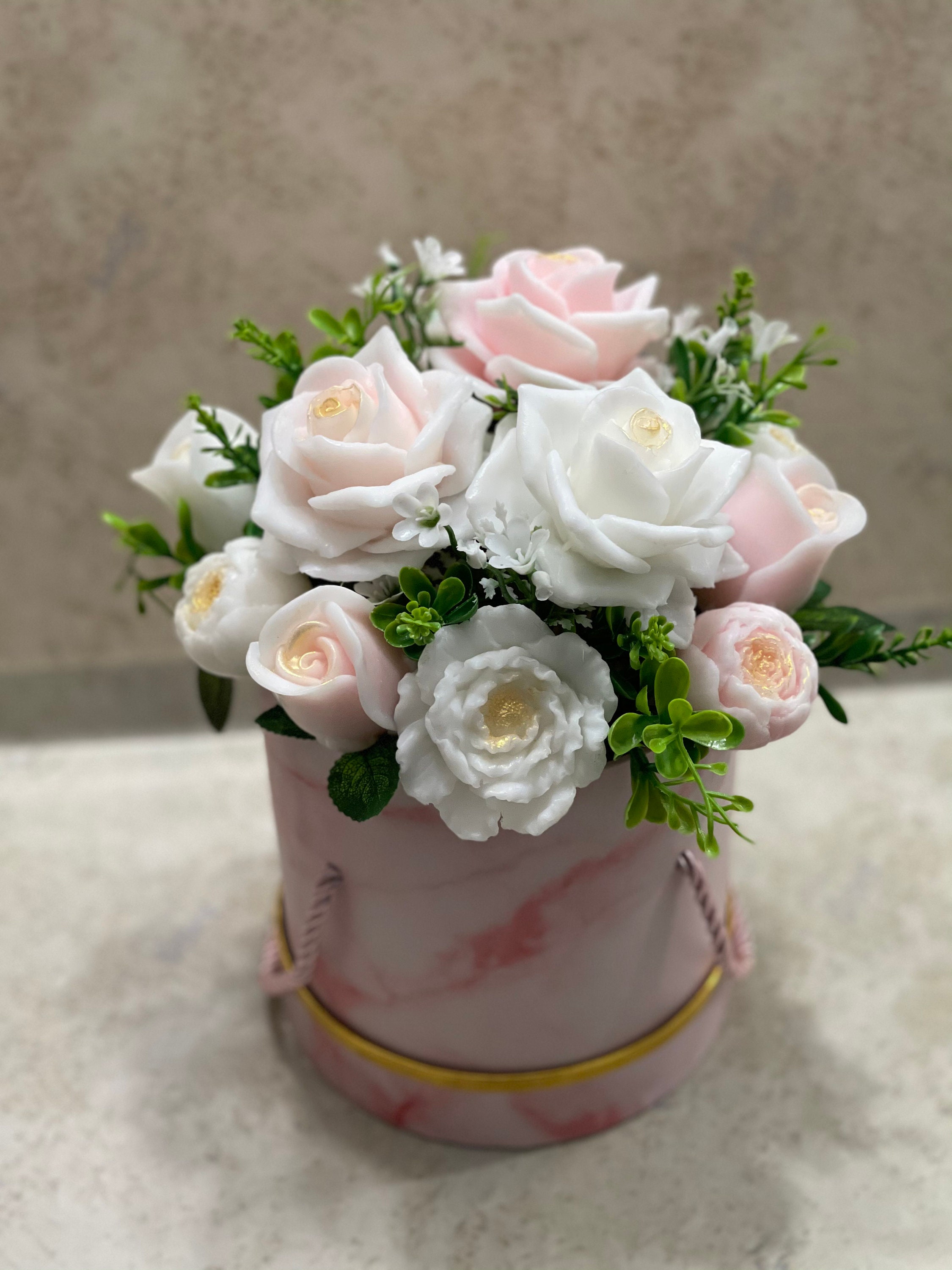 Soap Flower Bouquet Soap Roses Bouquet Soap Gift for Her - Etsy