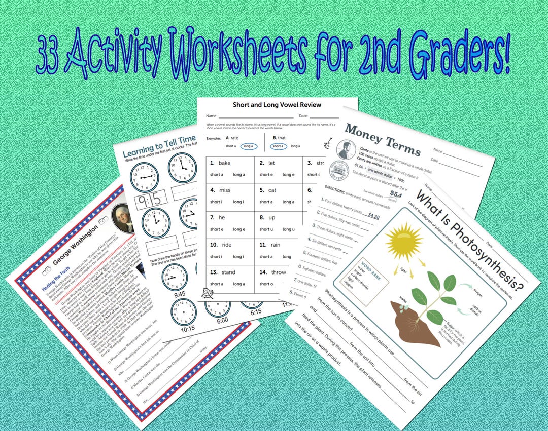 2nd Grade Assignments | Teacher/substitutes | Math/science/ela/social ...