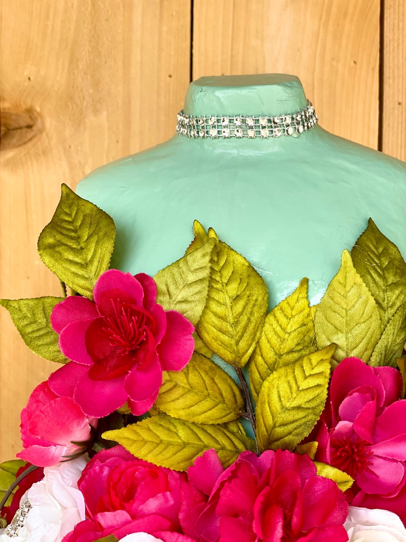 Floral Decorations Mannequin Body Decoration-centerpiece With - Etsy