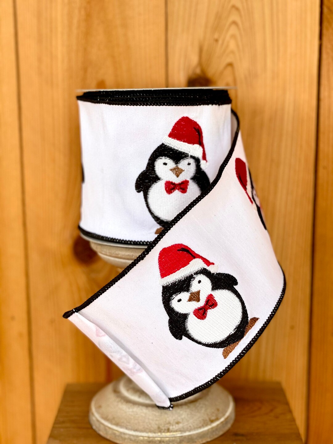 Wired Ribbon, 4 Inch Ribbon Holiday Ribbon, Ribbon for Wreaths, Wreath ...