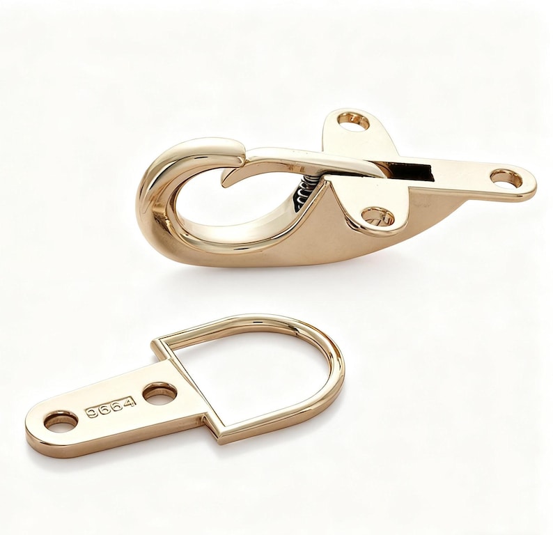 Pair of Premium Alloy Coat Toggle Fireman Clasp, Heavy-duty Metal ...