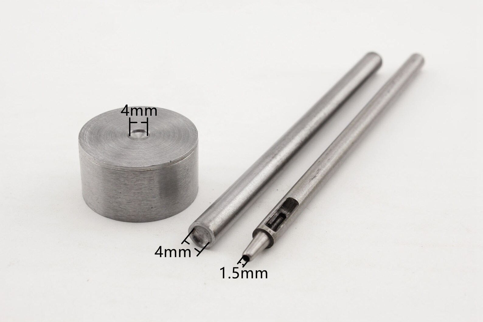 4mm Double Flat Cap Rivet Setter Install Tools Kit - Etsy