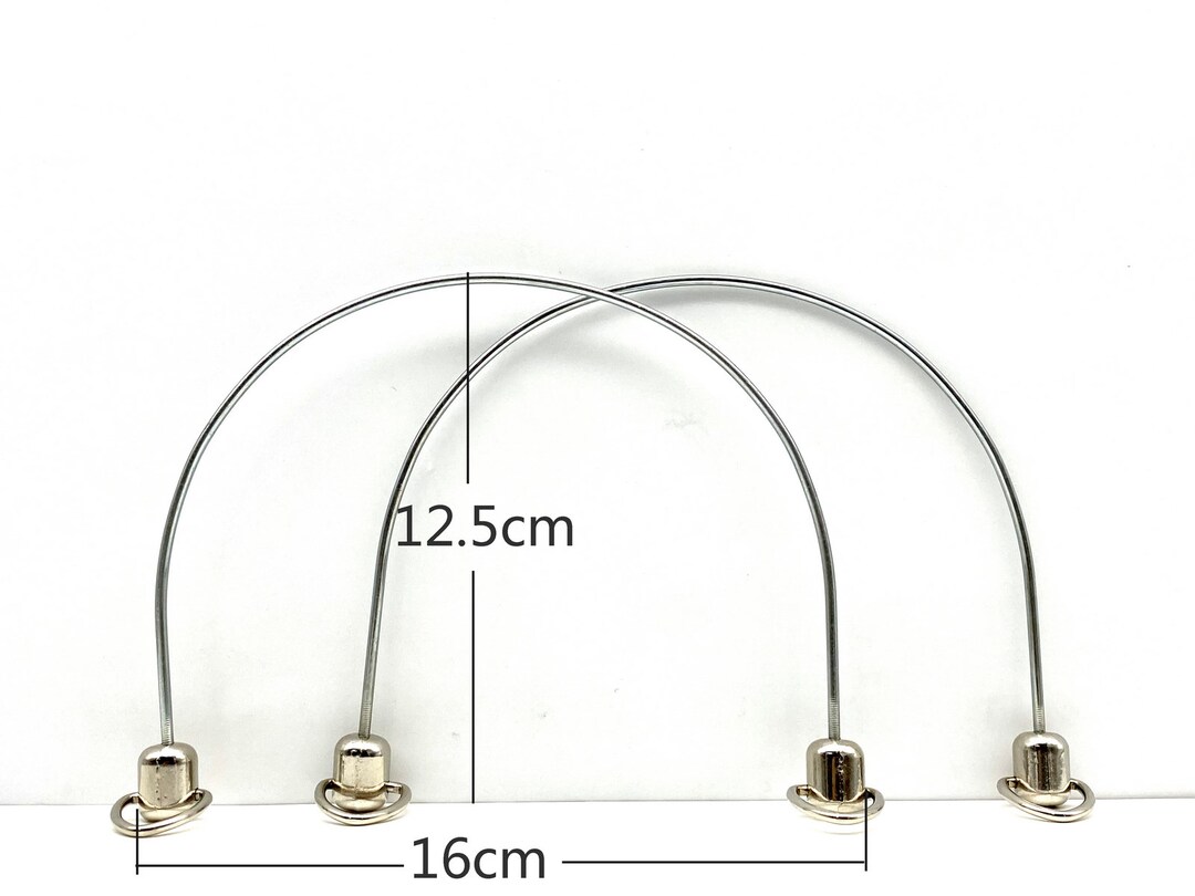 Pair 6 1/2 Inch 16cm Bead Bag Purse Handles ( You Can Add Beads You ...
