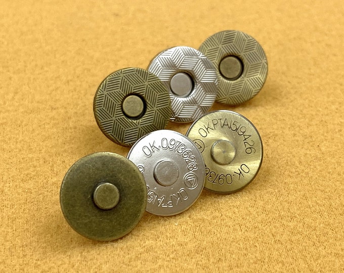 10mm Magnetic Purse Snaps Closures Gold MAGNET SNAP MAG-102 - Etsy