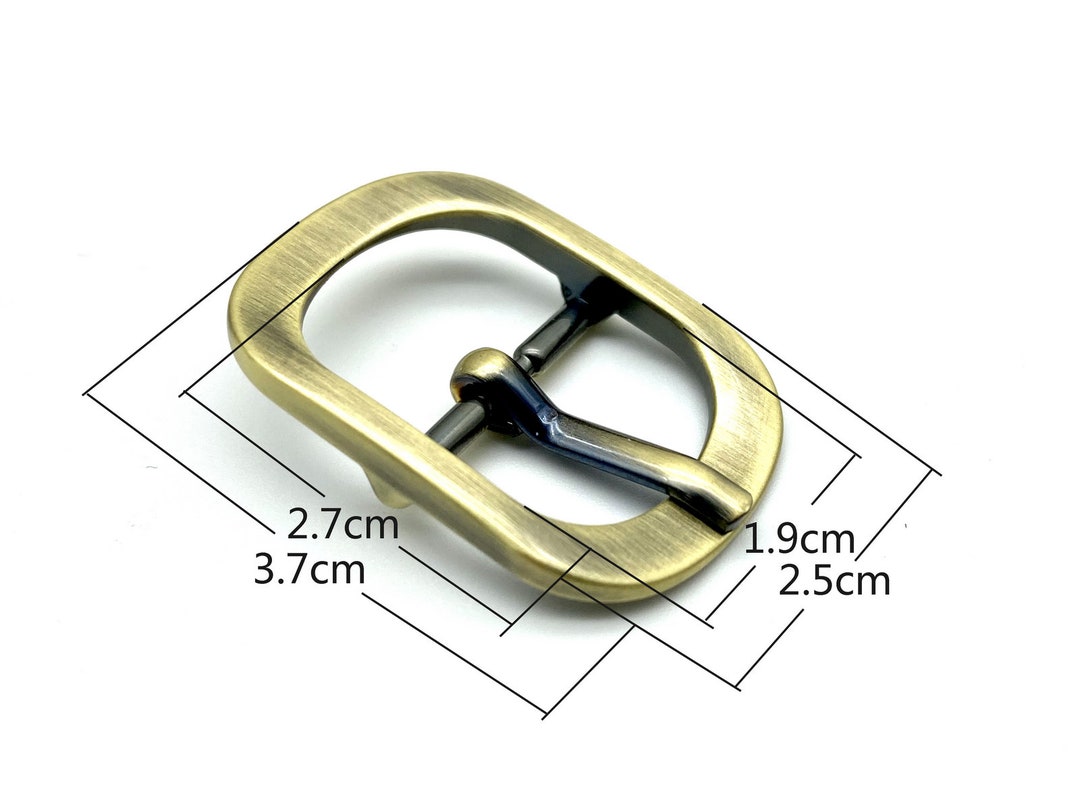 6pcs of 3/4 Inch 19mm Center Bar Pin Buckle for Bag Purse Shoes Strap ...